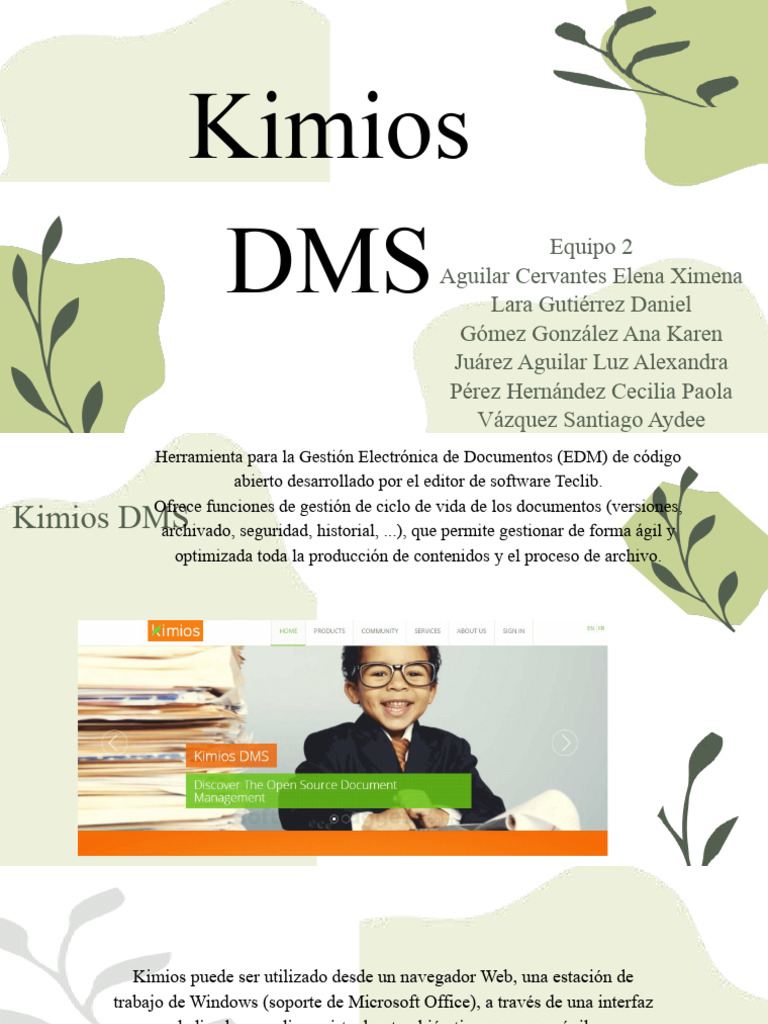 Kimios DMS | PDF | Informática