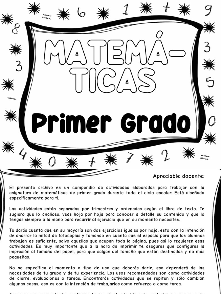 Matemáticas 1er Grado 1 75 | PDF