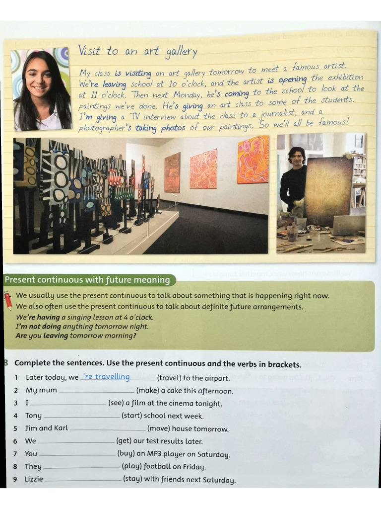 Present Continuous 1 | PDF