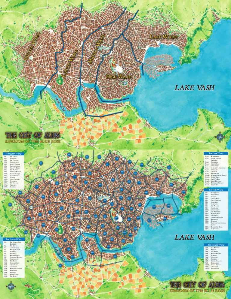 Doskvol Ward Map Overview | PDF