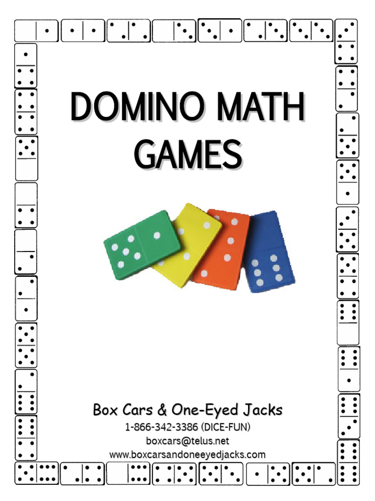 Primary Domino Math Games | PDF