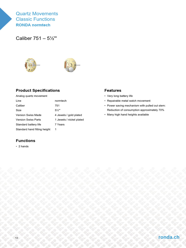 Datasheet 751 Complete Technical Documentation | PDF | Physical Quantities | Electrical Engineering