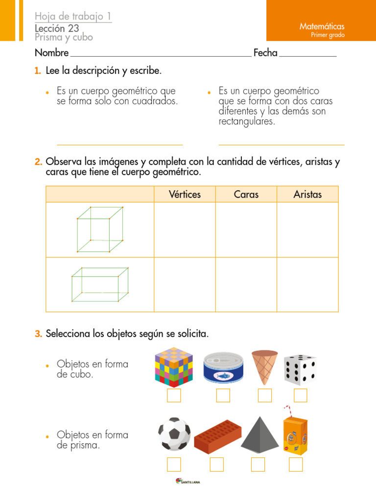 Prisma y Cubo | PDF