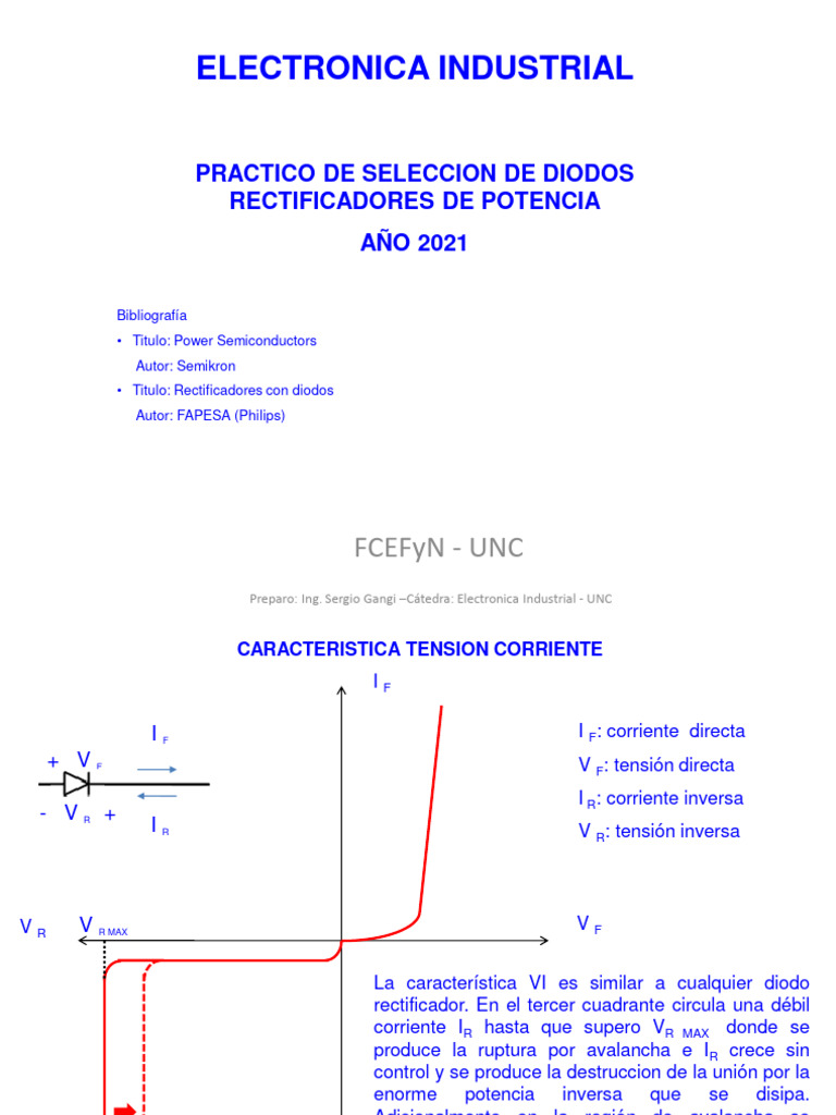 Selección de Diodos Rectificadores 2021 | PDF