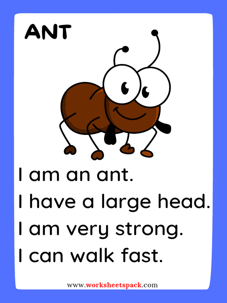Insect Reading Comprehension Worksheets PDF | PDF
