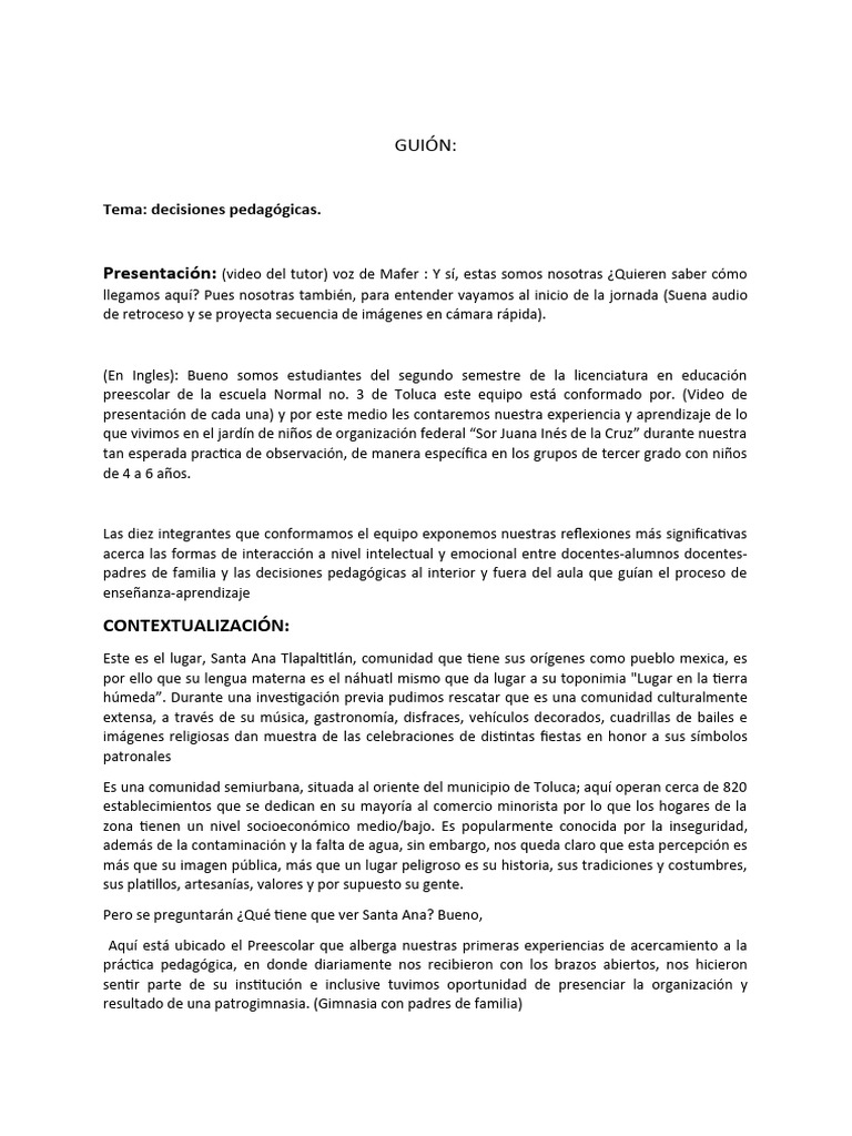 Document Ox | PDF | Educación de la primera infancia | Enseñando