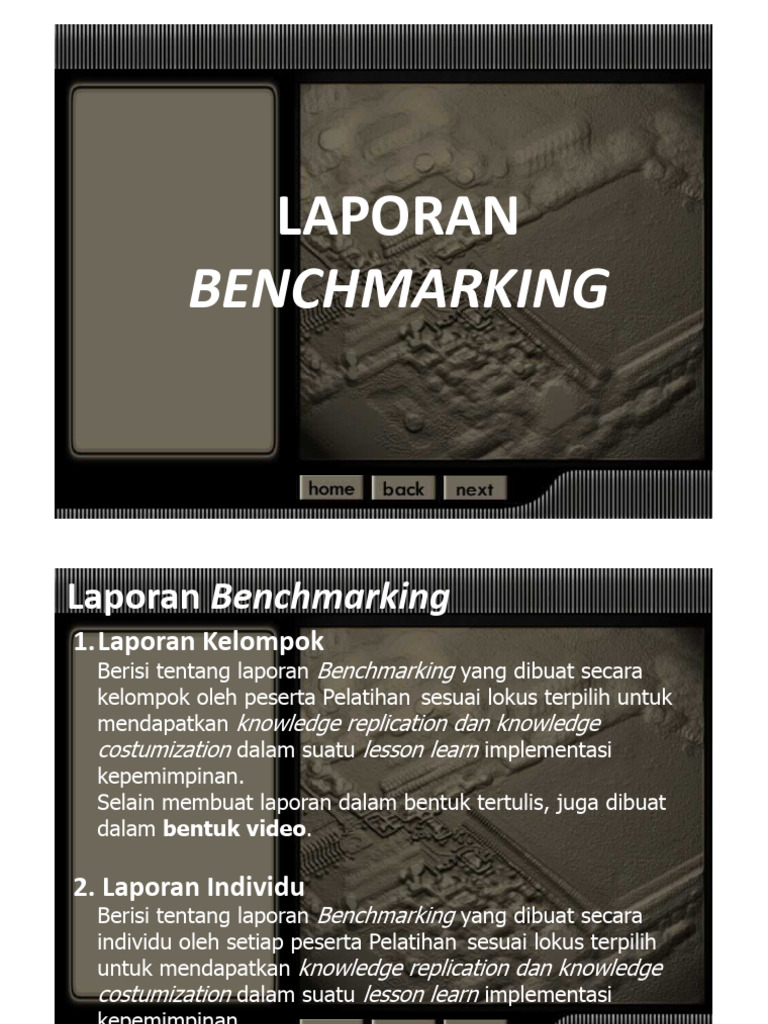 Laporan Benchmarking Dan Rencana Aksi | PDF