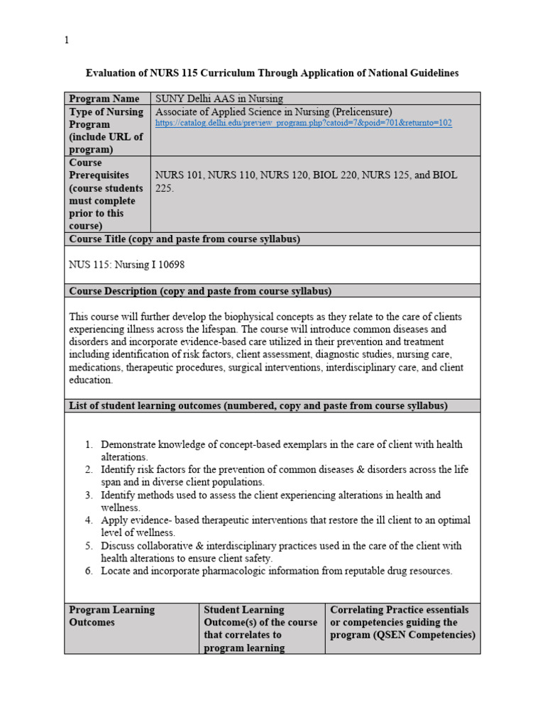 Nurs 602 Week 4 Assignment | PDF