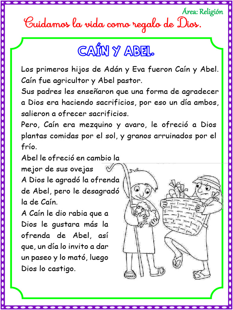 Historia de Caín y Abel | PDF