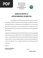 Escoda Day Ceremony Program 2018 | PDF