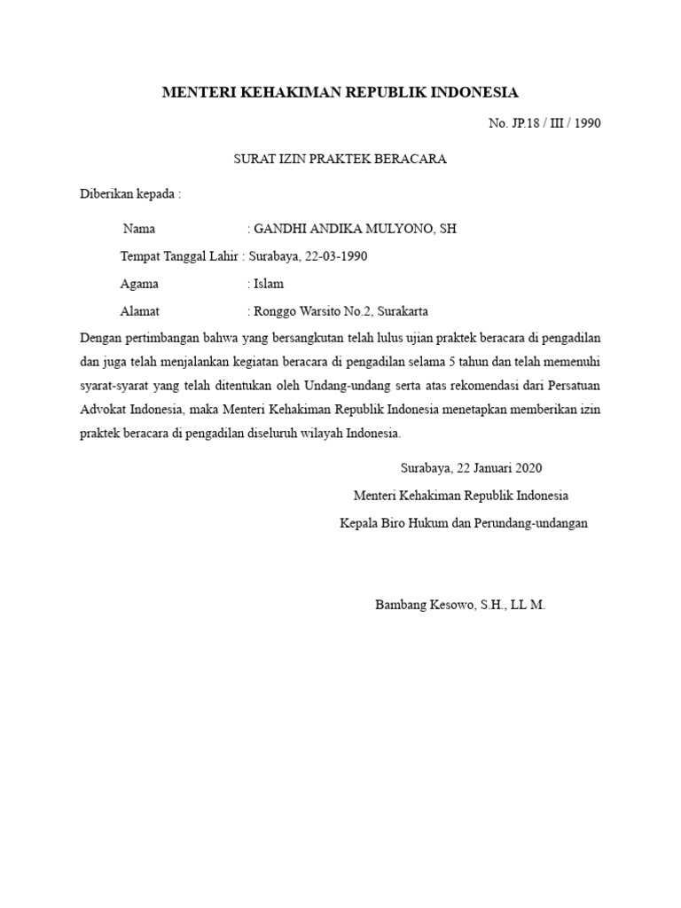 LAMPIRAN BERKAS SIDANG | PDF