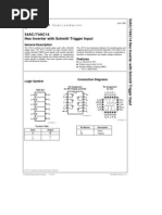 54F/74F04 Hex Inverter: General Description Features | PDF | Electrical ...