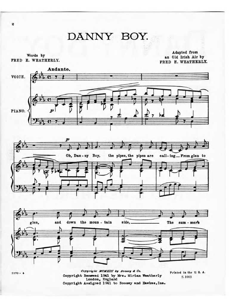 Danny Boy | PDF