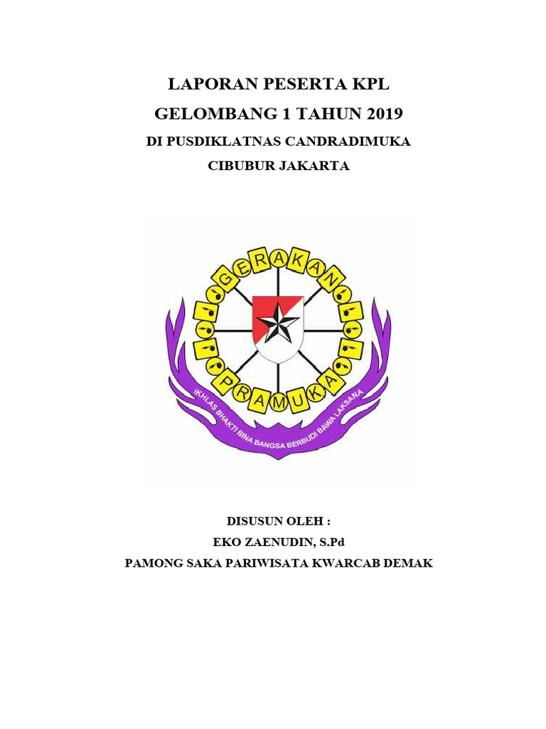 Laporan Peserta KPL Tahun 2019 | PDF