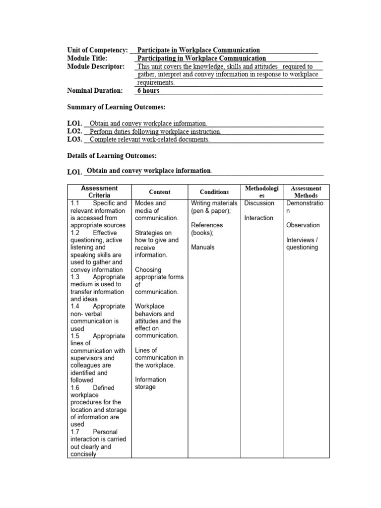 CBC Basic Competencies | PDF | Occupational Safety And Health | Methodology