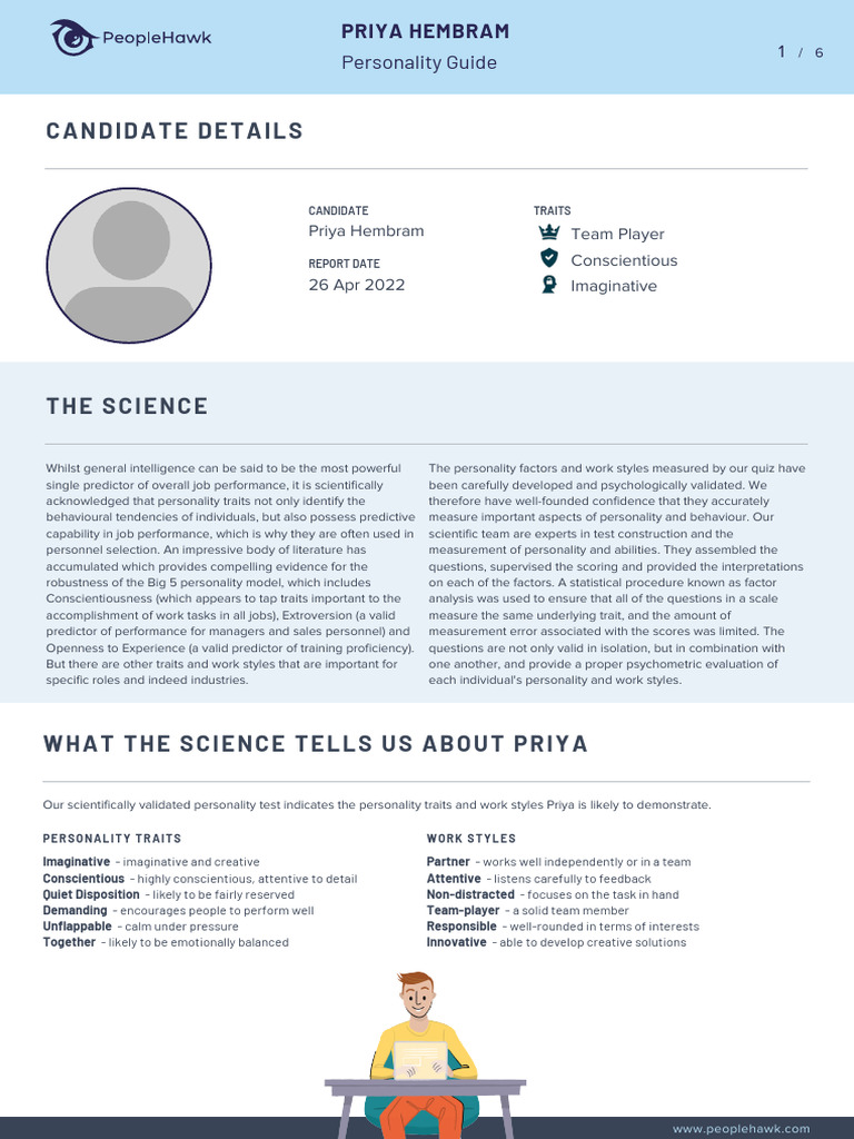 Priya Hembram - Personality Guide | PDF