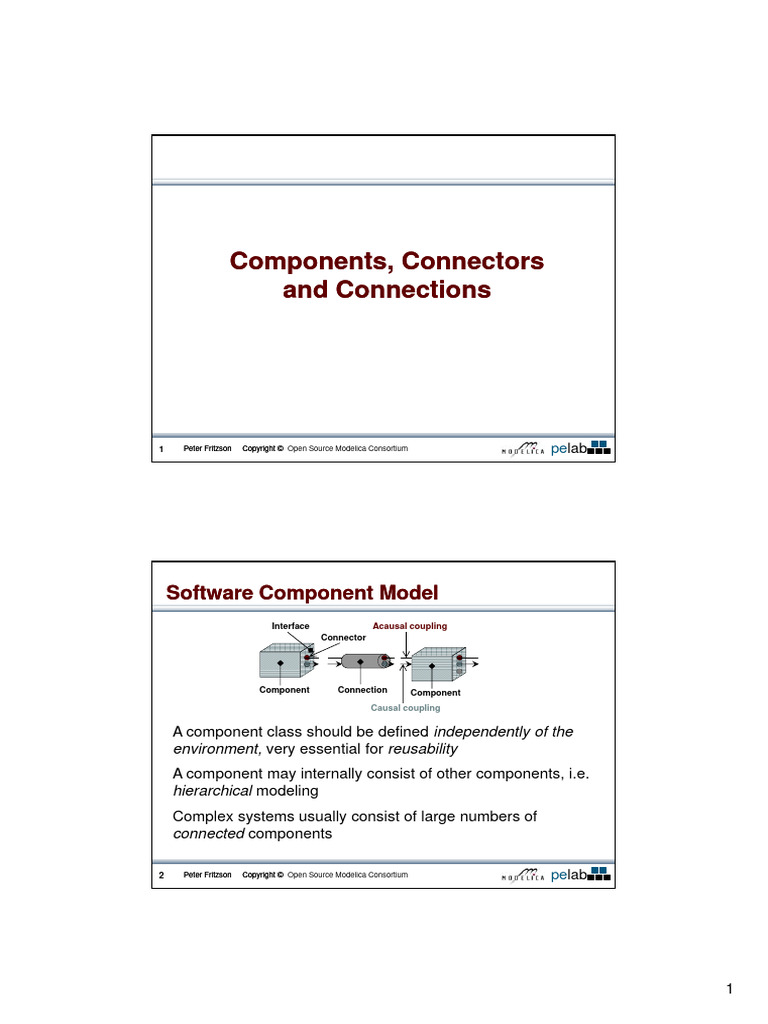 Lecture04 Connectors and Graphical Modeling | PDF | Quantity ...