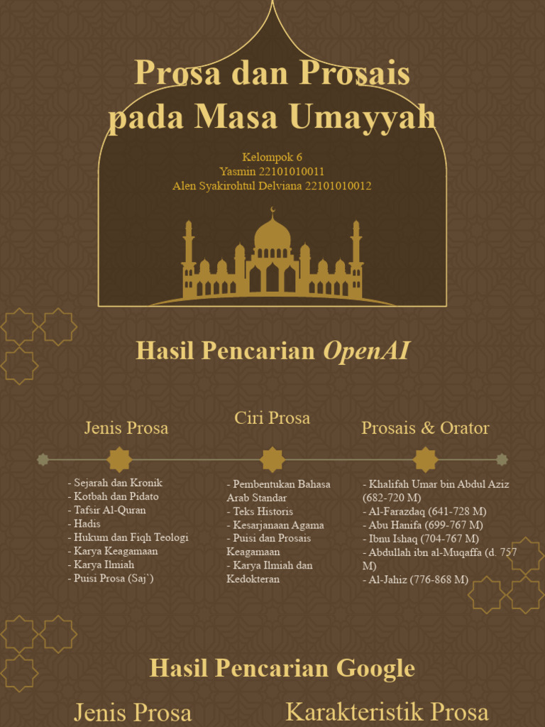 Prosa dan Prosais di Era Umayyah | PDF
