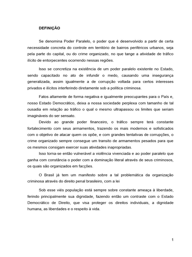 Poder Paralelo | PDF