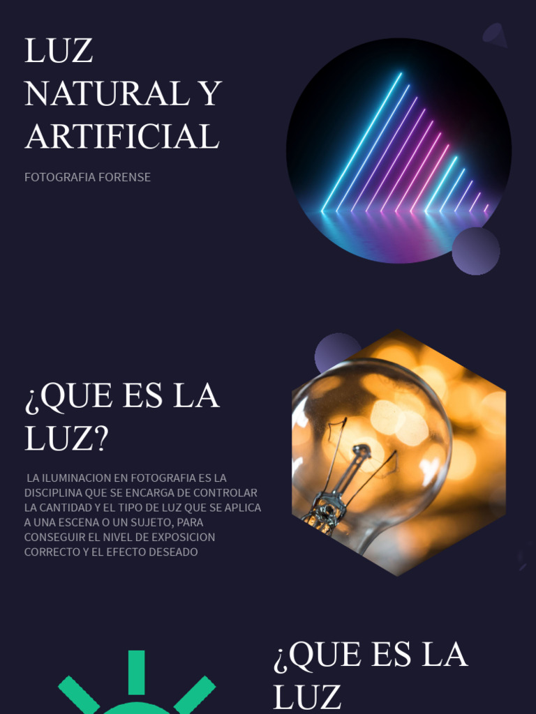Luz Natural y Artificial | PDF