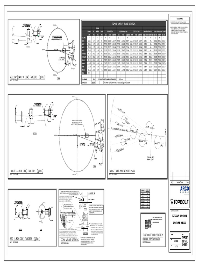 Topgolf - Mexico - Santa Fe - Concrete Target Detail Sheets (4 of 4 ...