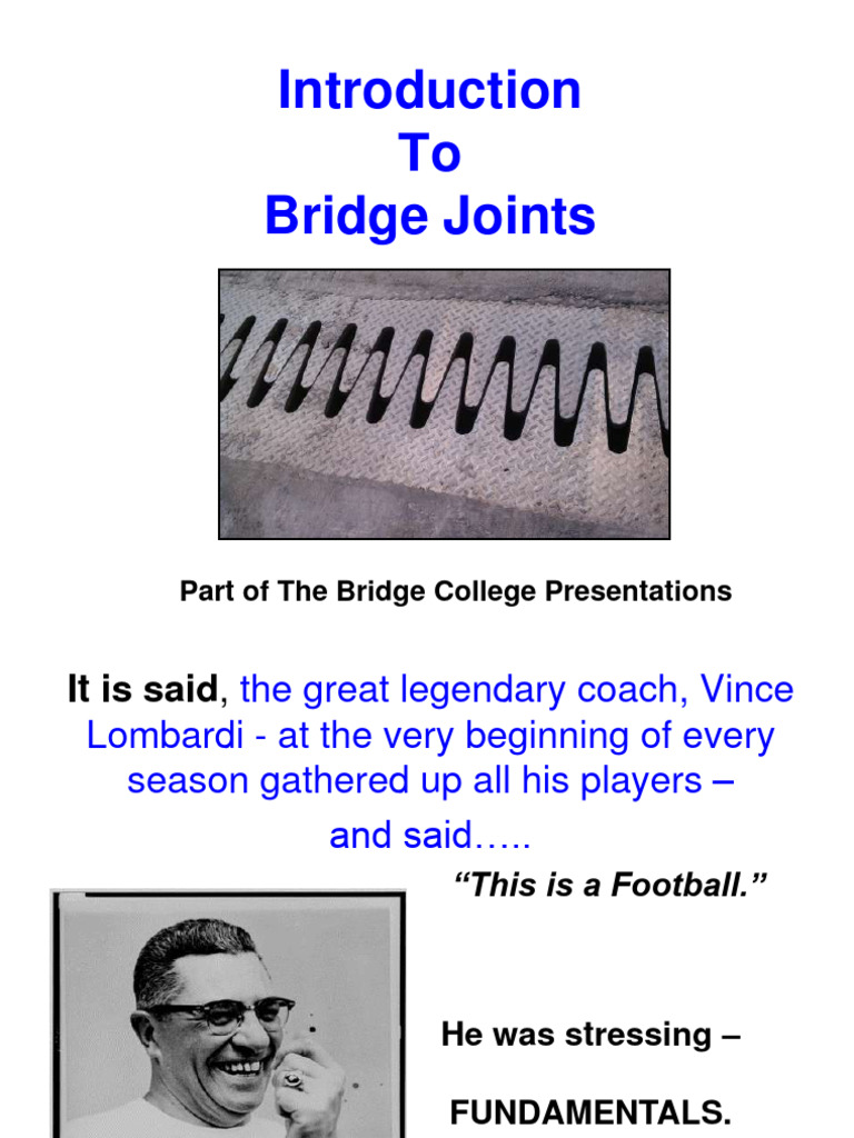 Introduction To Bridge Joints | Download Free PDF | Engineering ...