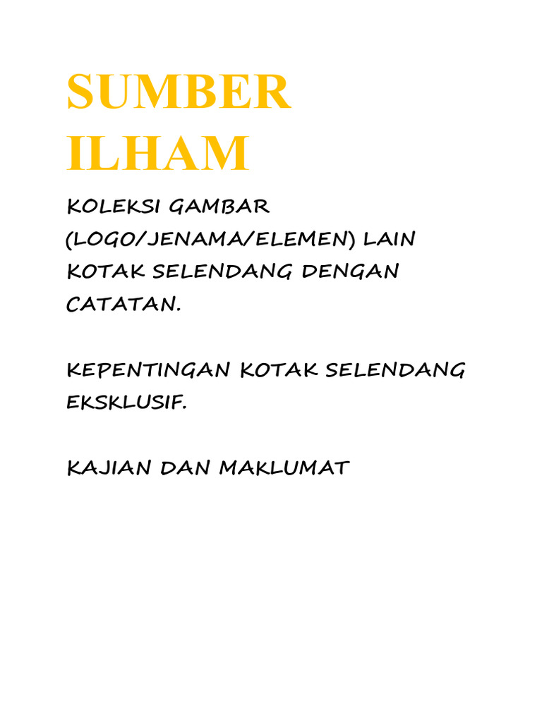 Sumber Ilham | PDF