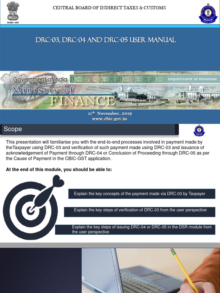 DRC-03, DRC-04, and DRC-05 Guide | PDF | Taxes | Taxpayer