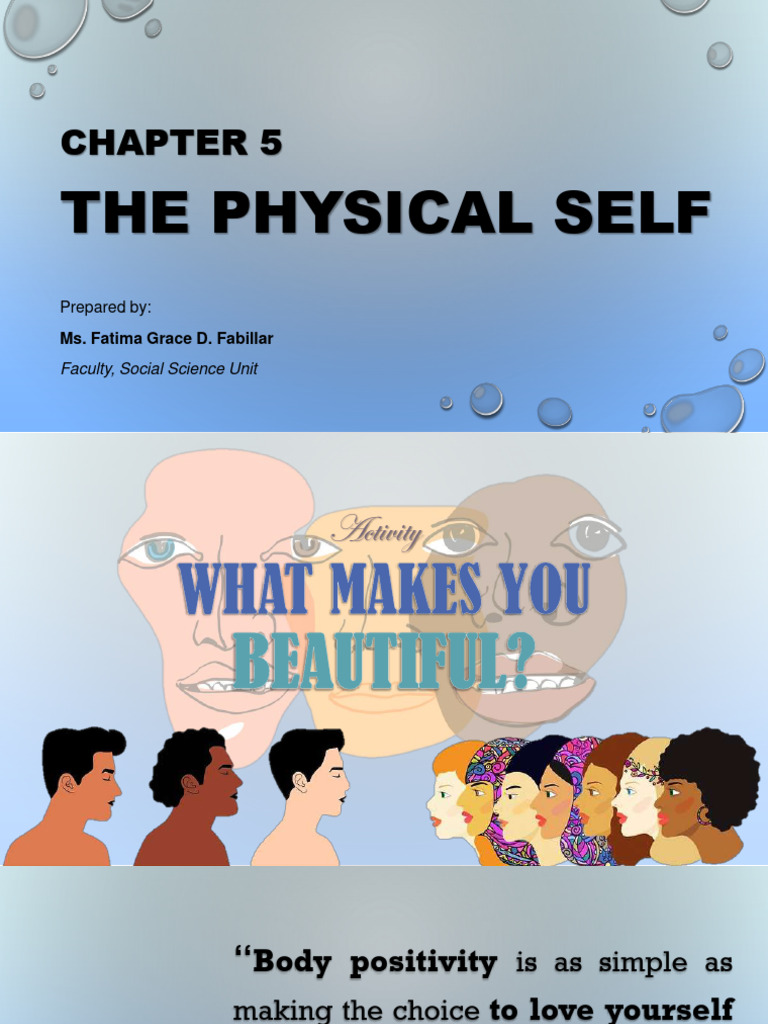 Chapter 5 The Physical Self Powerpoint | PDF | Self Esteem | Body Image