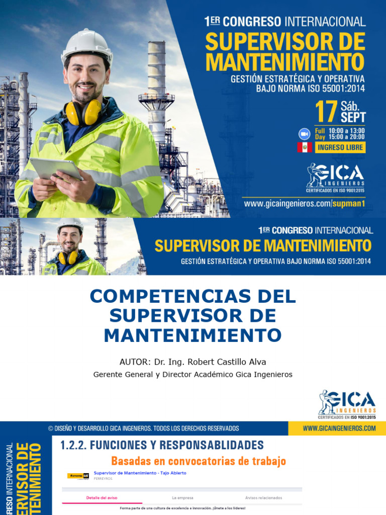 C-SUPMAN1 - Exp_04 - Competencias del Supervisor de Mantenimiento - Dr ...