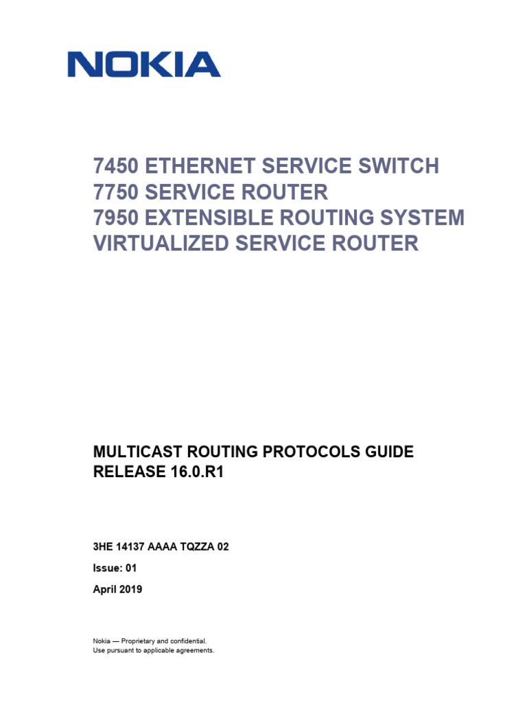 Multicast Routing Protocols Guide | PDF