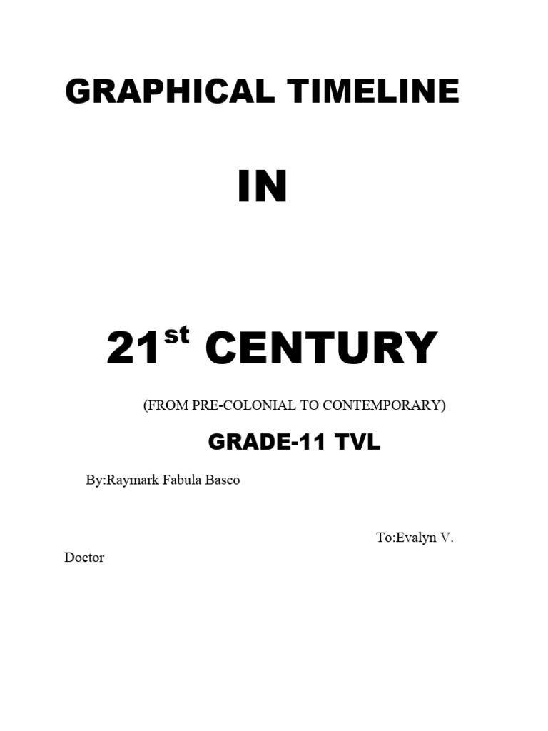 Graphical Timeline | PDF | Philippines | Tagalog Language