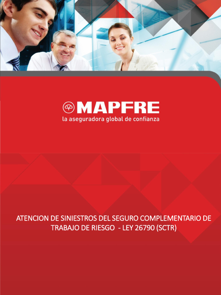 Presentacion General de SCTR | PDF | Pensión | Las condiciones de trabajo