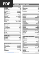 Checklist BARON-BE58 | PDF | Mechanical Engineering | Vehicle Parts