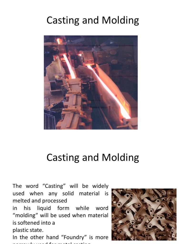 Casting and Molding Techniques Explained | PDF | Casting (Metalworking ...
