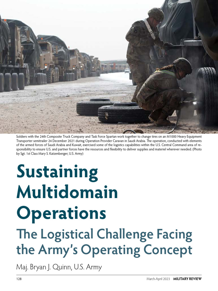 Sustaining-Multidomain-Operations 24 Mar | PDF