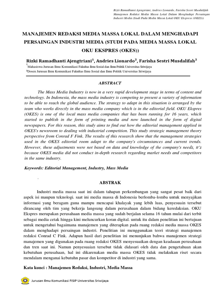 Rizki R Ajengtriani Ikom Jurnal | PDF