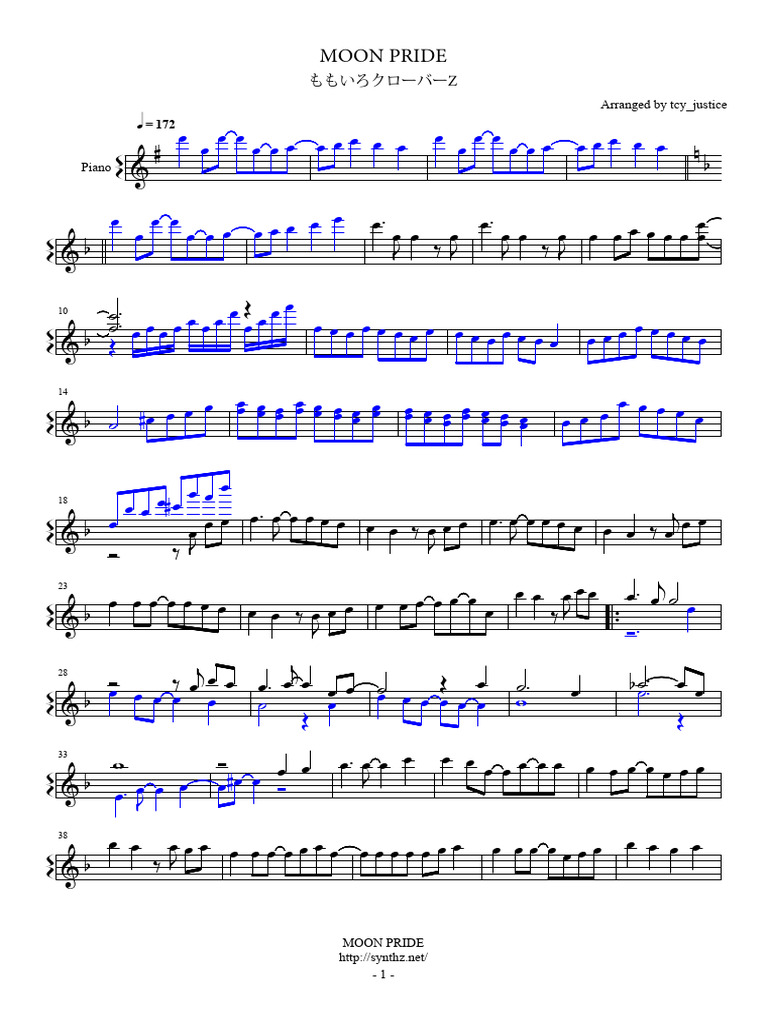 Moon Pride Melody | PDF