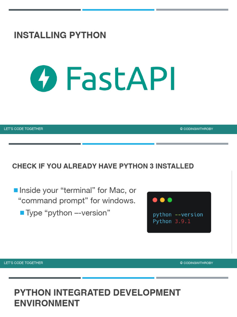 PDF FastAPI Slides | PDF