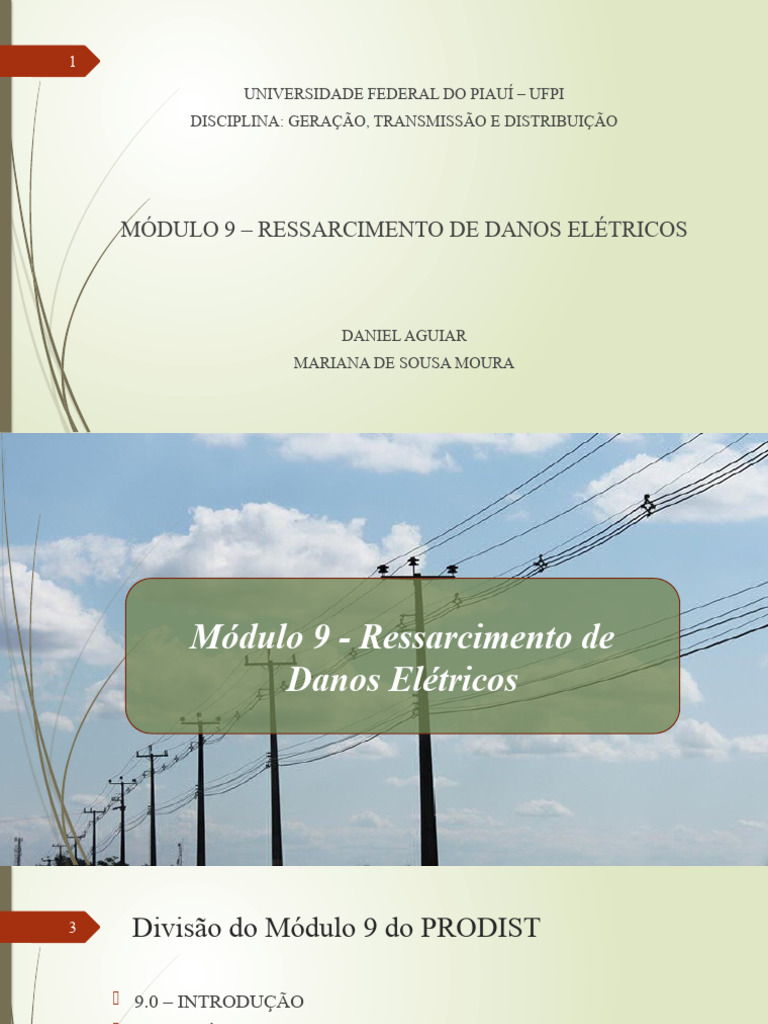 PRODIST - Módulo 9 | PDF