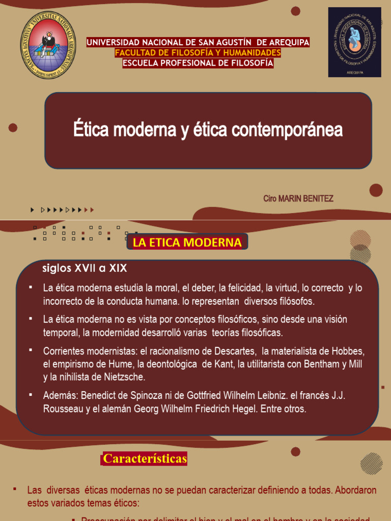 3-Etica Moderna y Posmoderna | PDF