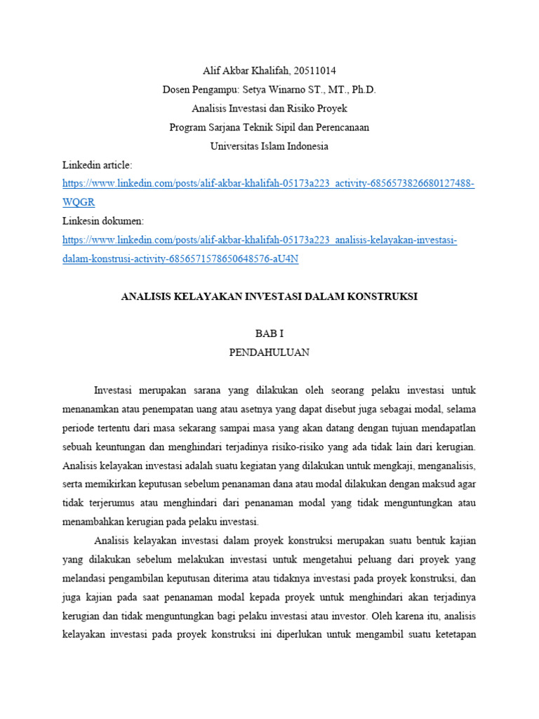 Alif Akbar Khalifah Lo1 | PDF