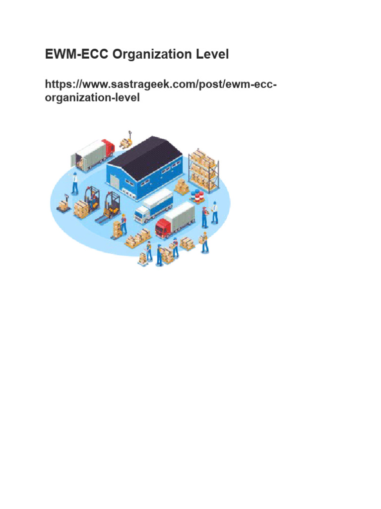 EWM-ECC Warehouse Setup Guide | PDF | Warehouse | Logistics