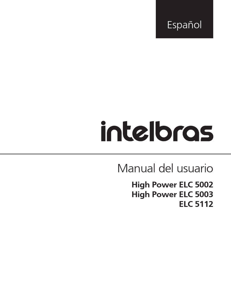 Manual - ELC - 5002 - 5003 - 5112 - Espanhol - 0 - Site | PDF ...