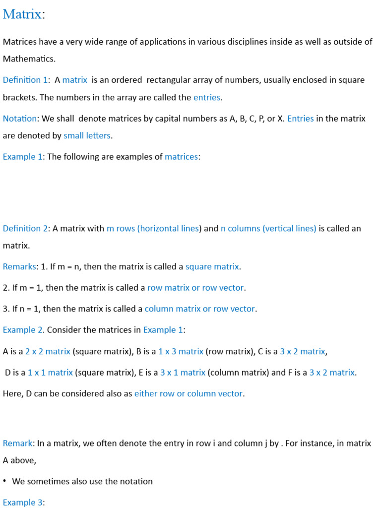 MATM1644 (Matrix) | PDF | Science & Mathematics | Computers