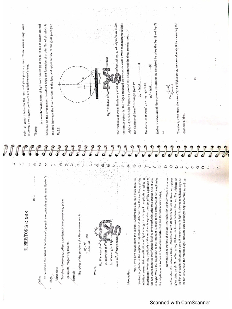 Physics Lab Manual | PDF