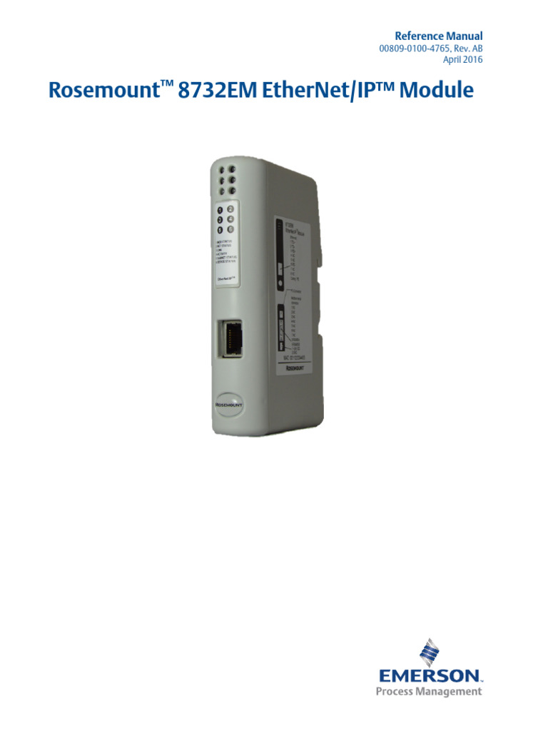 Manual Ethernet Ip Module en 80004 | PDF
