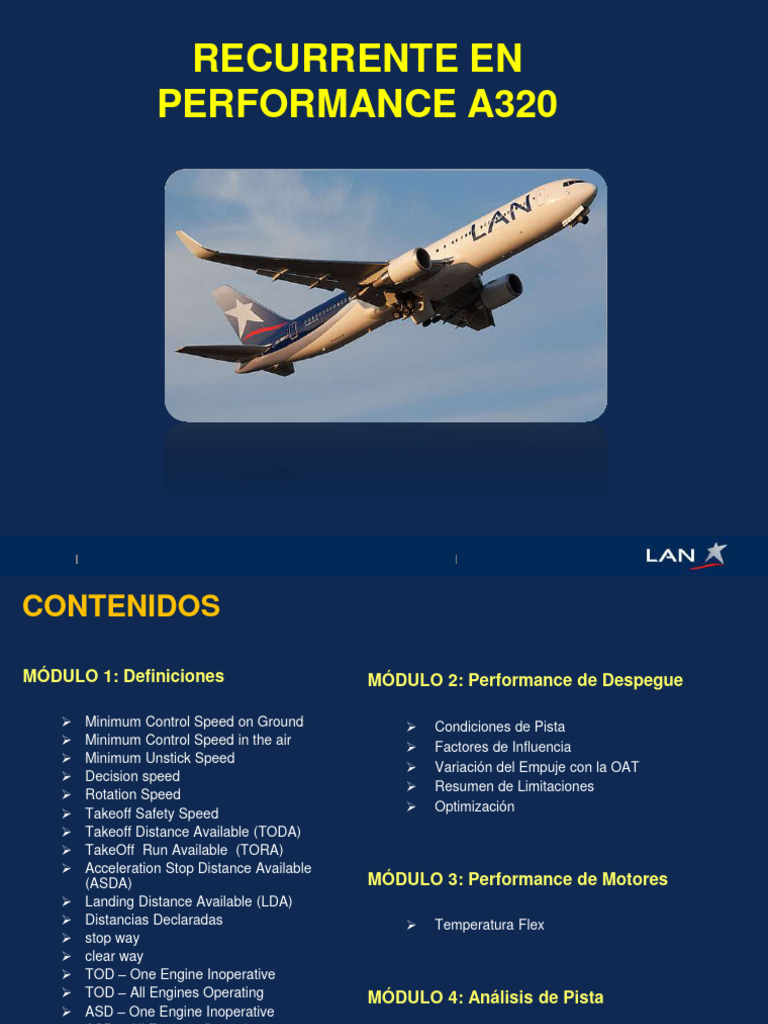 A320 Performance Recurrent Course TR1 | PDF
