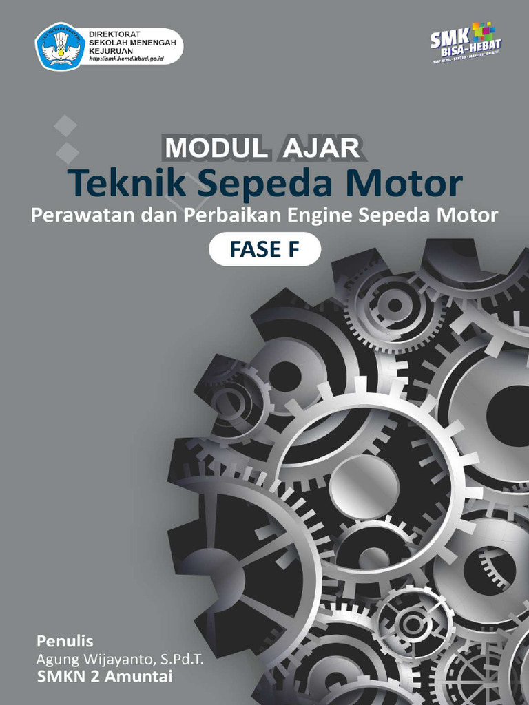 Modul Ajar Teknik Sepeda Motor - Perawatan dan Perbaikan Engine Sepeda Motor - Fase F | PDF