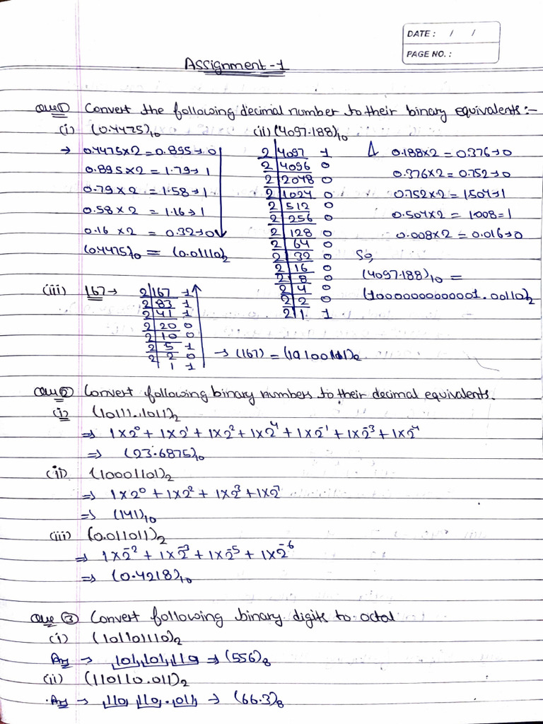 De Assignment 1 | PDF